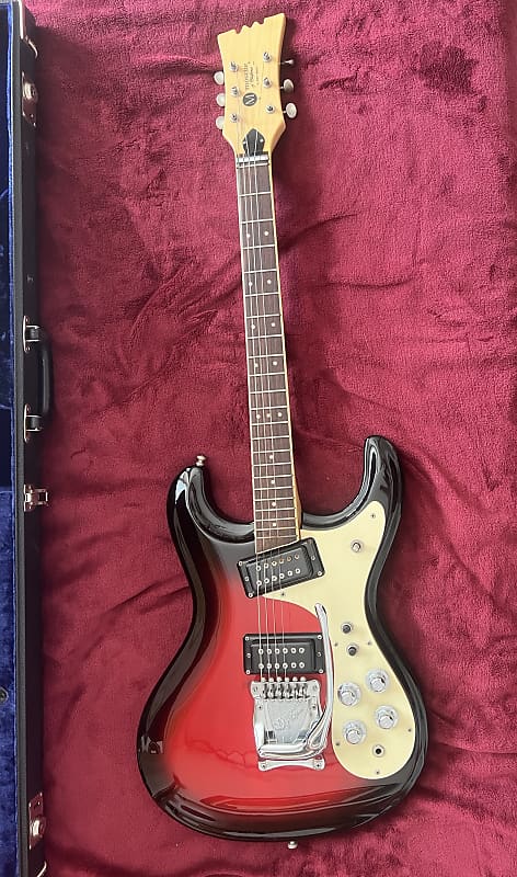 Mosrite V2 1970’s - Red to black burst | Reverb