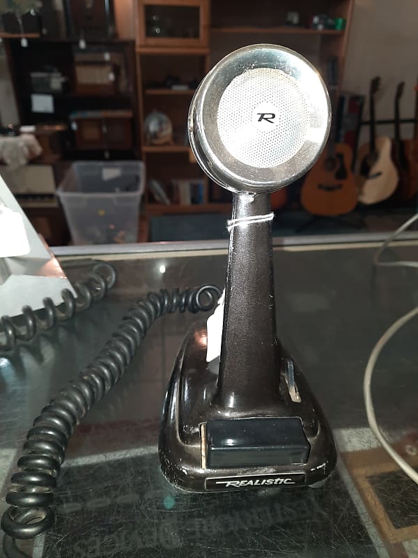 Realistic Desktop CB Mic 70's - Black | Reverb