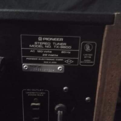 Pioneer TX-9800 Stereo Tuner 1979 | Reverb