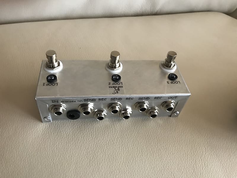 Loopmasters Loop Switcher 3 channel True Bypass Aluminum | Reverb