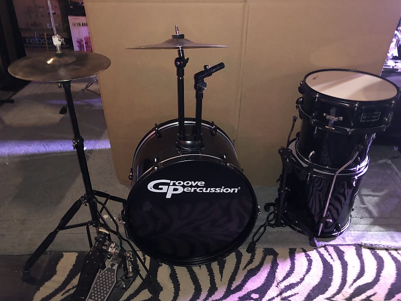 Groove Percussion 4 Piece Drum Kit | Reverb