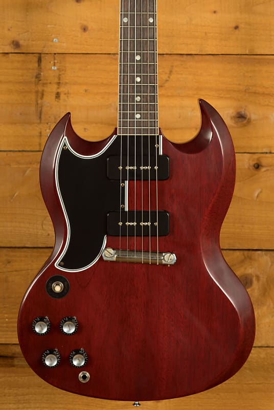 Gibson Custom '63 SG Special Left Handed Cherry Red Lightning | Reverb