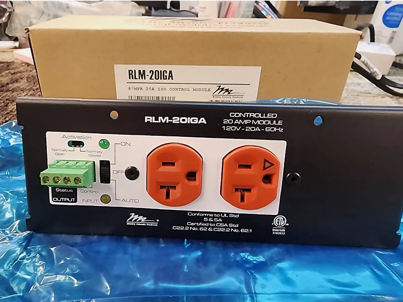 Middle Atlantic RLM-20IGA, MPR Module, 20A Controlled Iso | Reverb