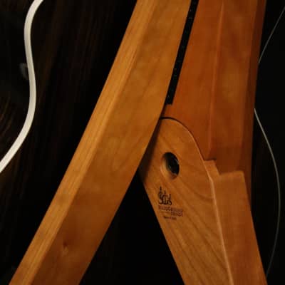 Wood Guitar Stand Cherry by Solid Ground Stands | Reverb