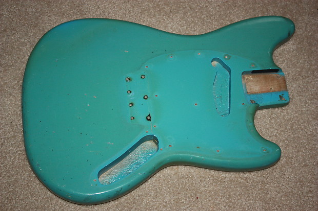 1974 1975 1976 Fender Musicmaster guitar body daphne | Reverb Canada