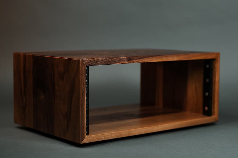 4U Black Walnut Rack Case | Handmade in USA | Reverb