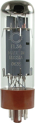 EL34 - Winged C, Burned In, Matching: Apex Matched Pair | Reverb