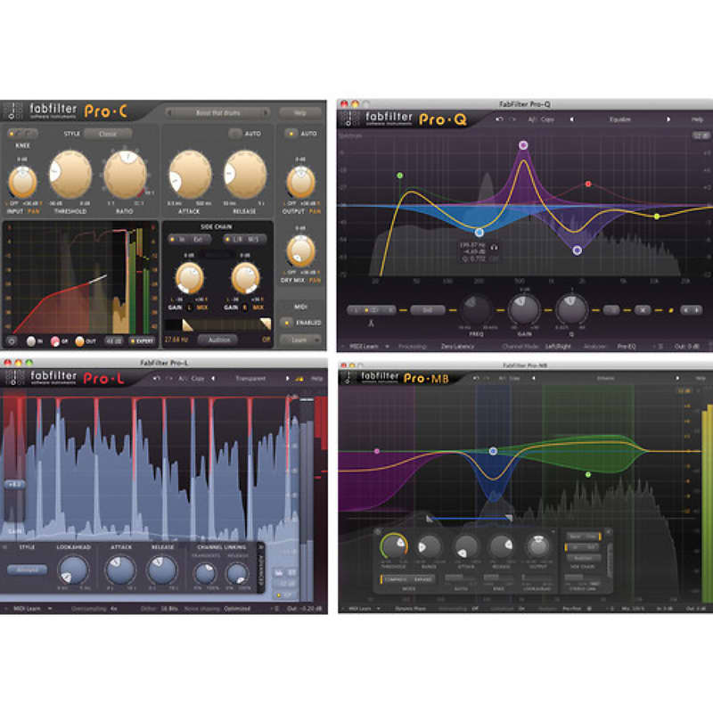 FabFilter Mastering Bundle Software (Download) | Reverb