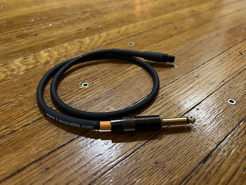Lava Cable TA4F Plug to 1/4 Straight Black Cable made by | Reverb