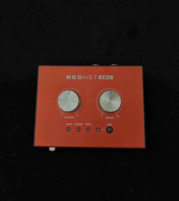Focusrite Rednet AM2 Stereo Dante Headphone Amplifier | Reverb