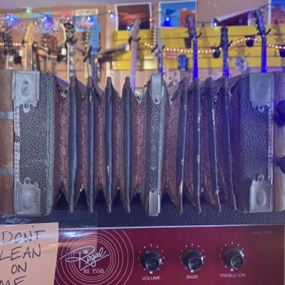 Lester Antique Squeeze Box Brown | Reverb