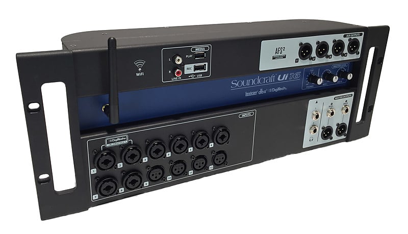 Soundcraft Ui16 Remote Controlled Rackmount Digital Mixer | Reverb