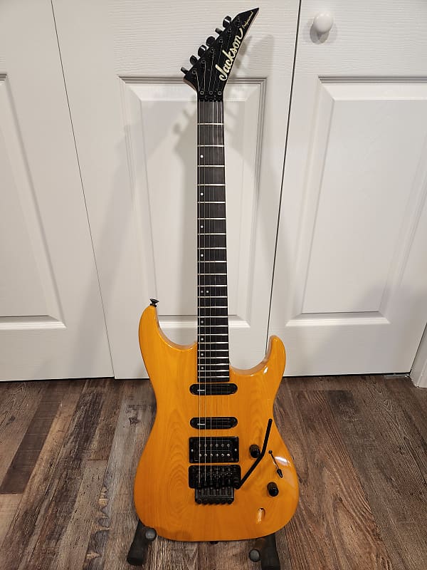 Jackson Stealth Professional Pro 1992 Trans Amber - Ash Body | Reverb