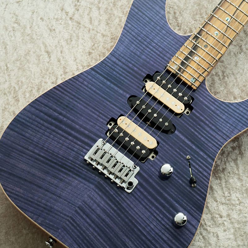 T's Guitars DST Pro 24 "Pale Moon Ebony" -Trans Purple- 2024 | Reverb
