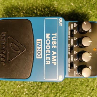 Vintage Behringer tube amp modeler pedal TM300 - Blue | Reverb