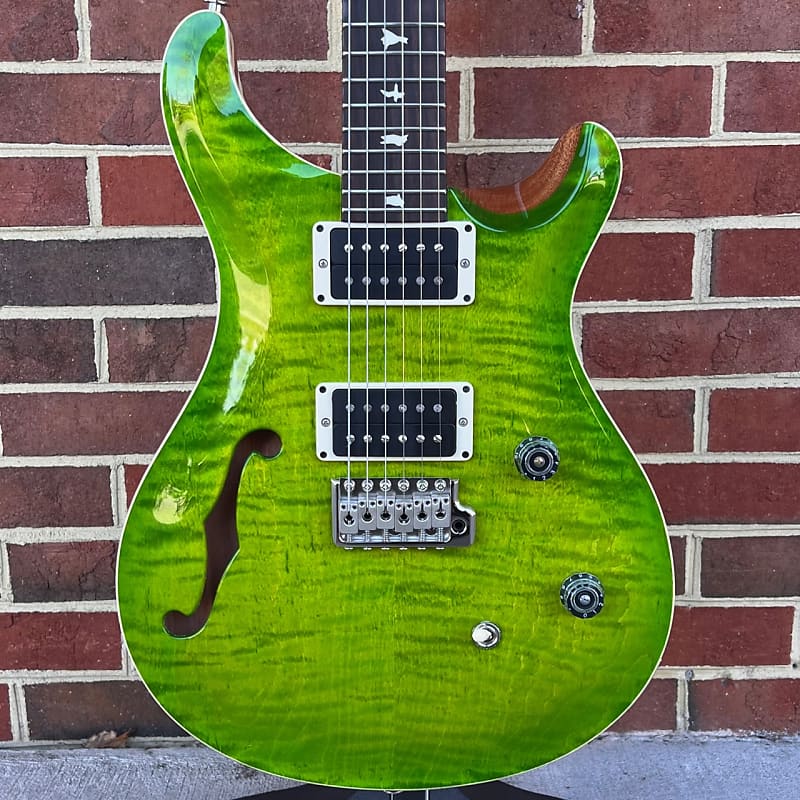 PRS CE24 Semi-Hollow, 2022 Model, Eriza Verde, Gig Bag | Reverb