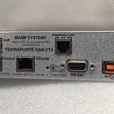 Biamp Systems Tesira FORTÉ DAN VT4 - 1RU Rackmount | Reverb