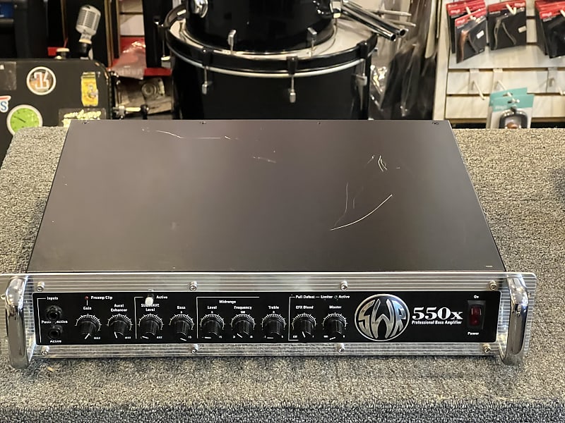 SWR 550x Bass Guitar Amplifier Head tube preamp 550 watts w | Reverb