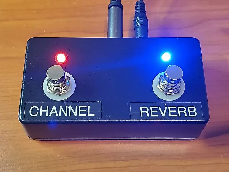 Custom JCM 800 4212 Footswitch with Red/Blue LEDs with 10 Ft | Reverb