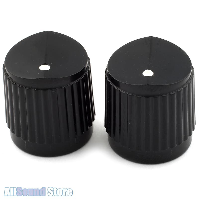 (2) Black Bevel Top Steinberger® Style Knobs for Guitar or | Reverb UK