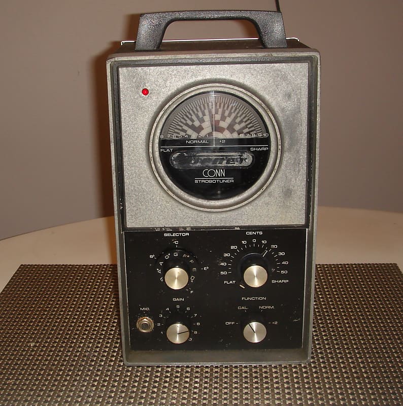 Conn Strobe Tuner Black/Silver | Reverb