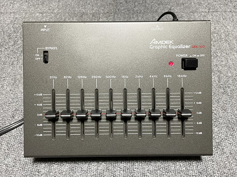 AMDEK GEK-100 Graphic Equalizer | Reverb