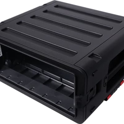 4U Deluxe Effects Rack 7" Deep Rail to Rail W/Handle | Reverb