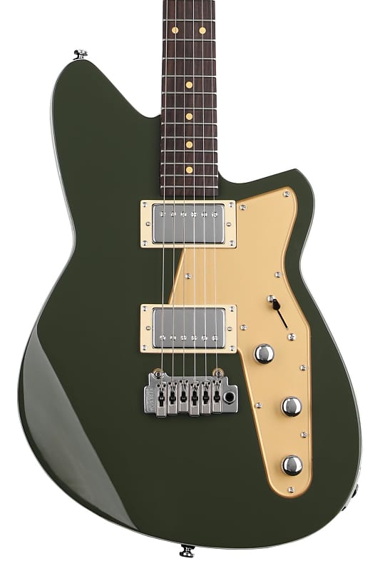 Reverend Jetstream HB Solidbody Electric Guitar - Army Green | Reverb