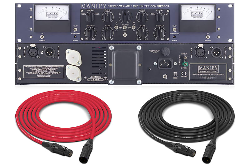 Manley Variable Mu | Stereo Compressor Limiter with M/S & | Reverb