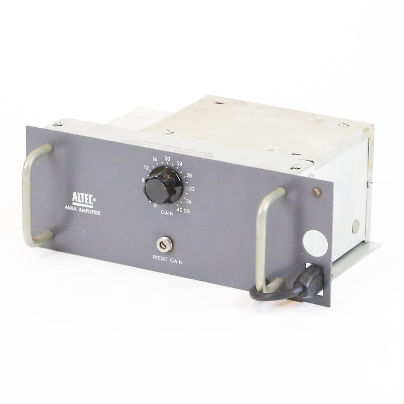 1967 Altec 468A Amplifier Vintage Original Solid State Mic | Reverb