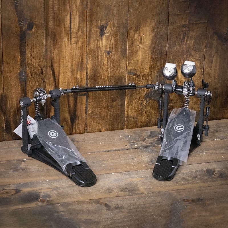 Gibraltar 9000 Stealth Black Double Pedal Matte Black | Reverb