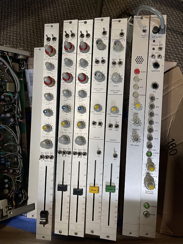 STUDER 169 Mic/Line/EQ/Master/Aux/Monitor Channels, PSU, | Reverb