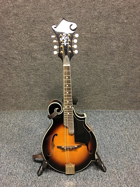 Austin AU650 Sunburst F Style Mandolin w/case and strap | Reverb