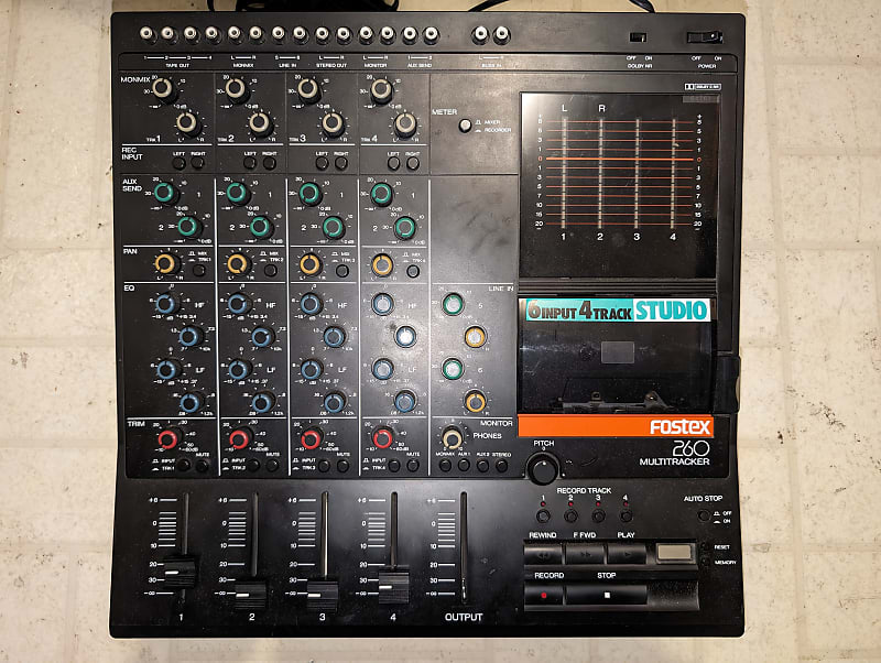 Fostex Model 260 4-Track Cassette Recorder / Mixer 1980s - | Reverb