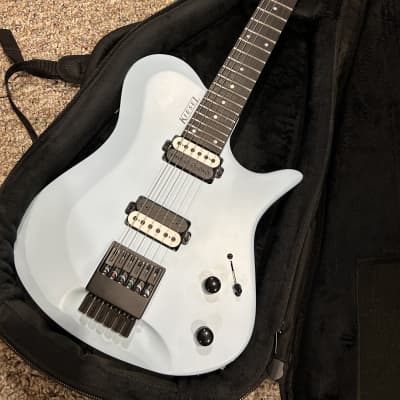 Kiesel Zeus Custom Built Rainbow Sparkle Headless Electric | Reverb