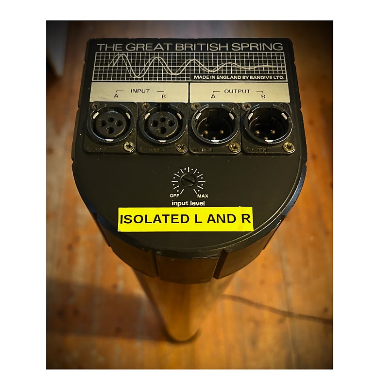 THE GREAT BRITISH SPRING REVERB WITH 2 ISOLATED INS AND OUTS | Reverb