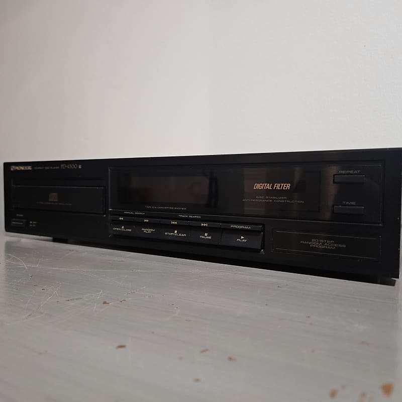 Pioneer PD-4300 Single Compact Disc CD Player (Black) | Reverb