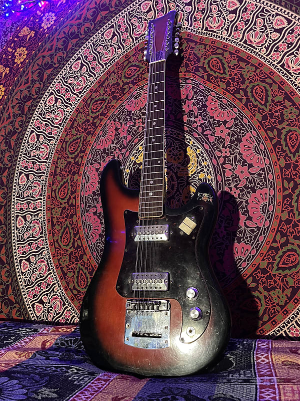 Vintage 1960s 12-string Teisco | Reverb UK