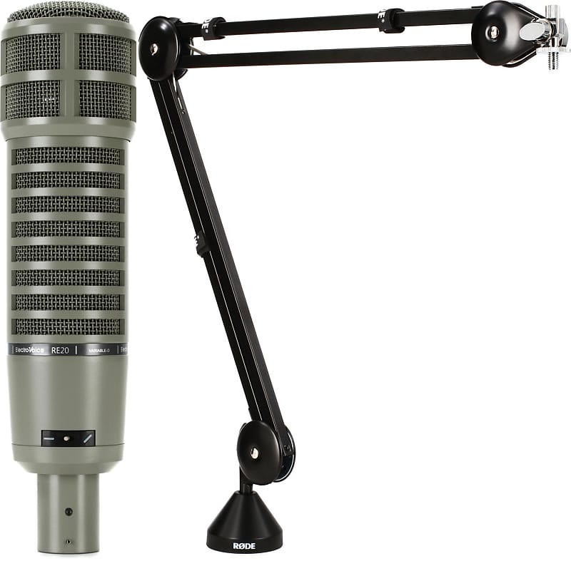 Electro-Voice RE20 Dynamic Broadcast Microphone with | Reverb
