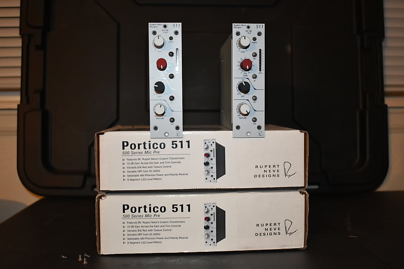 Pair of Rupert Neve Portico 511 500-Series Mic Preamps | Reverb