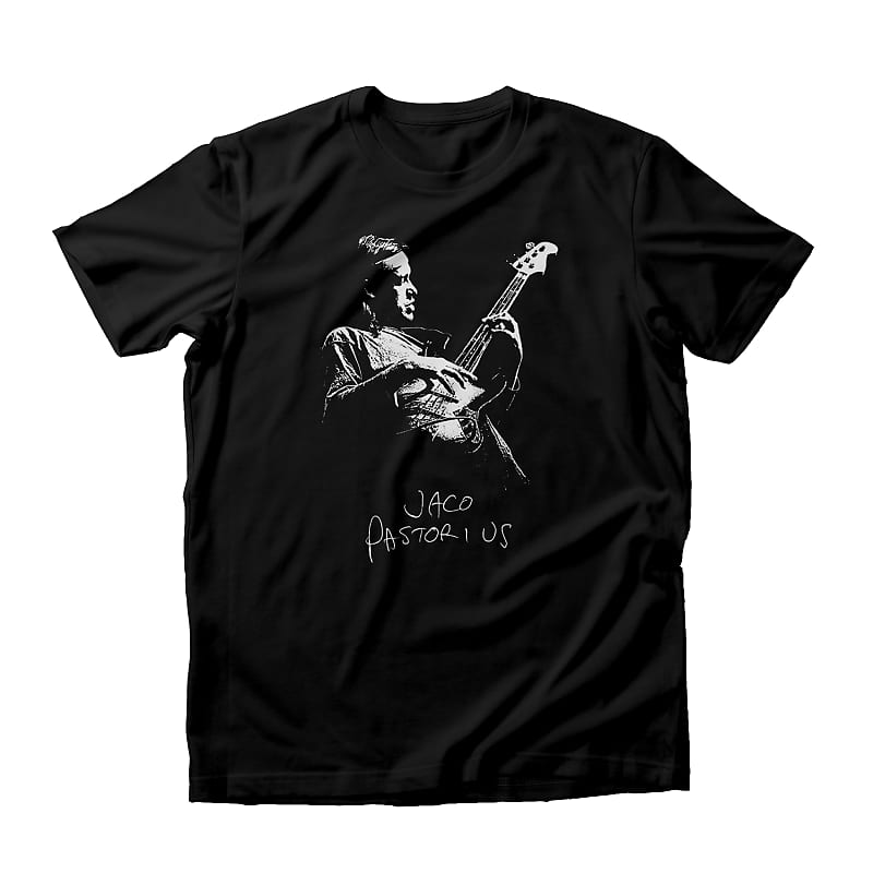 Vintage Jaaco Pastorius Signed Men T-Shirt Black Unisex 1987s | Reverb