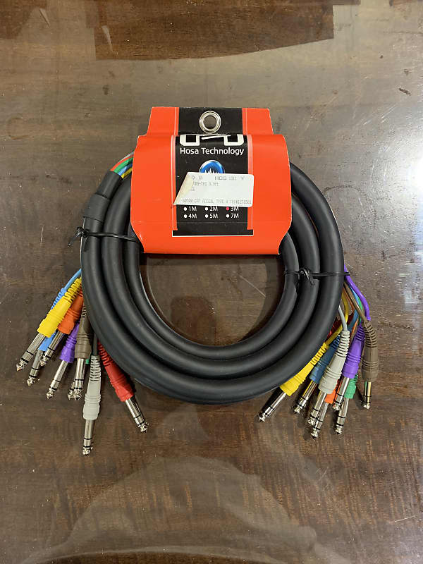 HOSA CSS-803 8-Channel 1/4" TRS Balanced Snake Cable - 3m, | Reverb