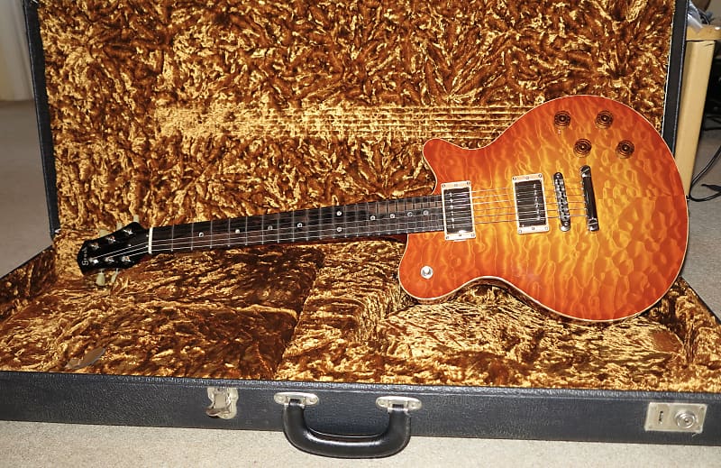 Don Grosh Set Neck Custom - Amber Burst | Reverb