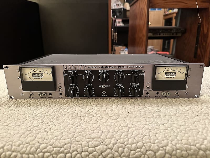 Manley Labs Variable MU Stereo Tube Compressor Limiter | Reverb