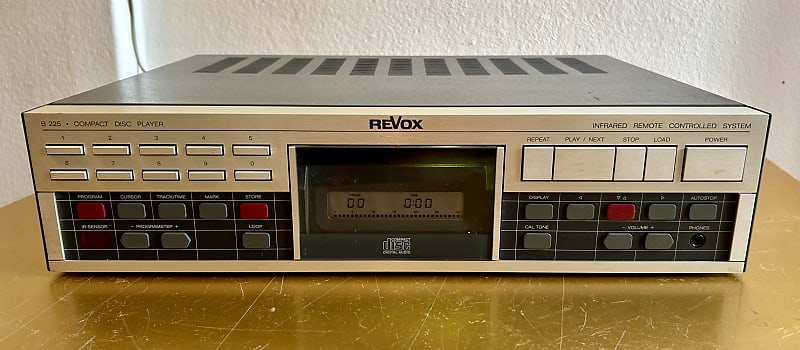 Revox B 225 Compact Disc Player 80s | Reverb