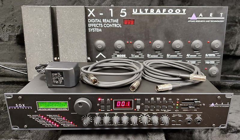Art Sgx Nightbass Preamp And X 15 Midi Controller Reverb