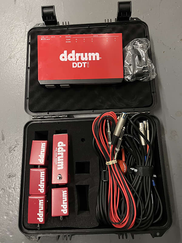 ddrum Triggers, cables, case and trigger interface 2017-2018 | Reverb