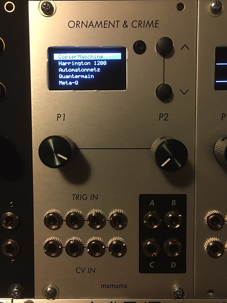 mxmxmx Ornament & Crime Eurorack Module | Reverb