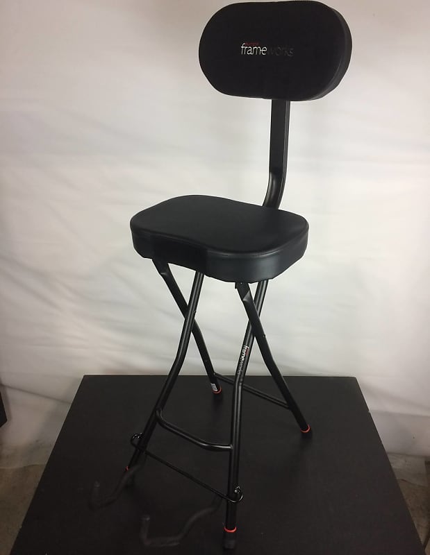 Gator GFW-GTR-SEAT Guitar Seat/Stand Combo, Black | Reverb
