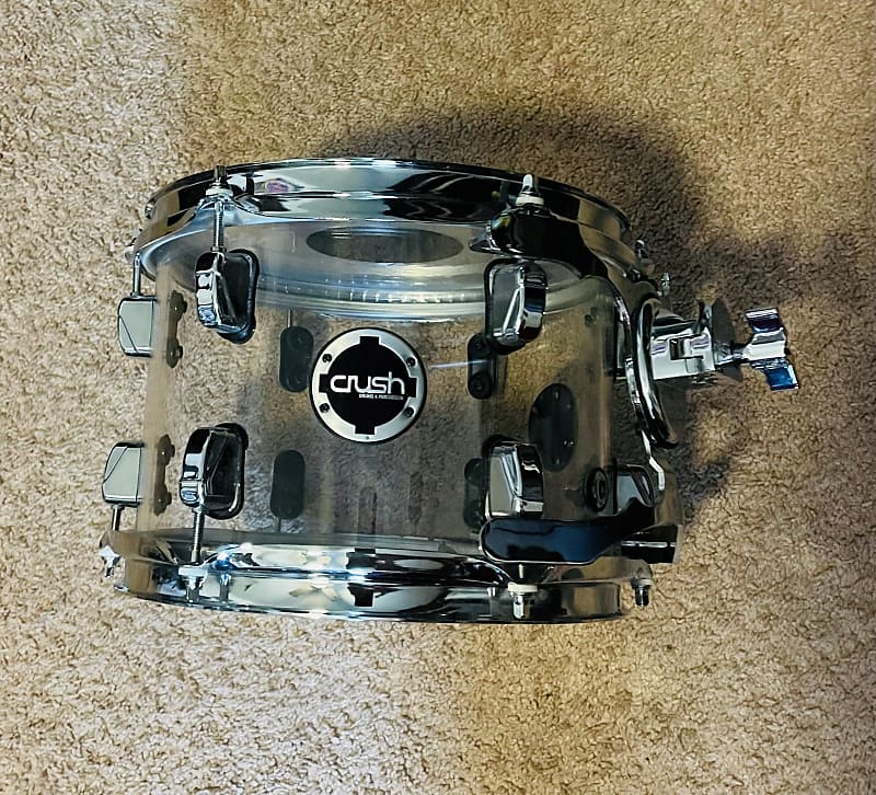 Crush 10 Inch Tom 2019 - Clear Acrylic | Reverb